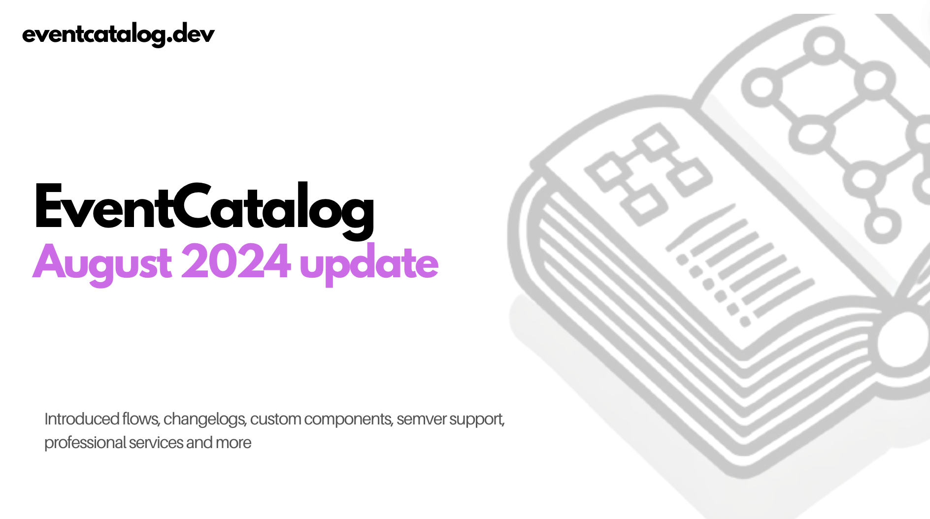 EventCatalog August 2024 update - EventCatalog