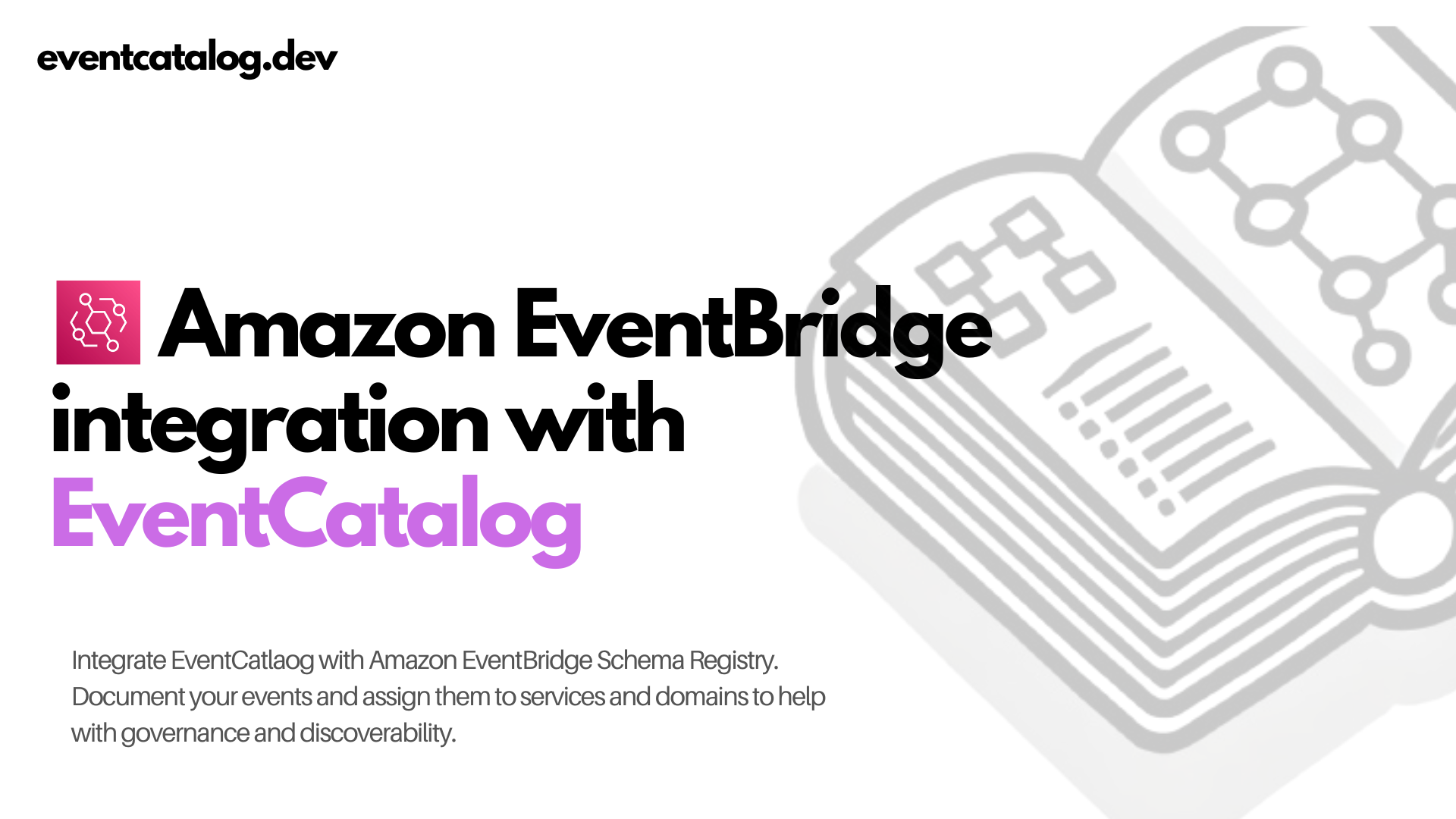 Amazon EventBridge integration with EventCatalog - EventCatalog