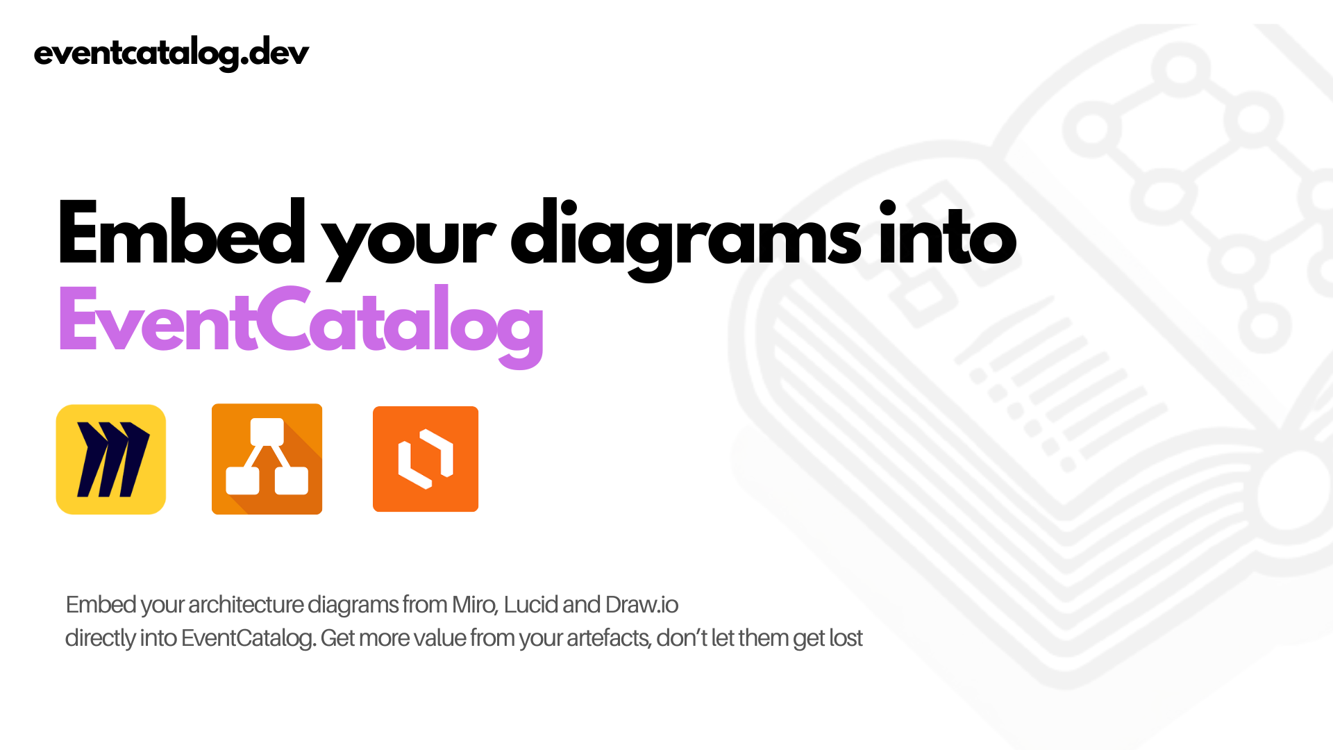 Bring your diagrams to EventCatalog - EventCatalog